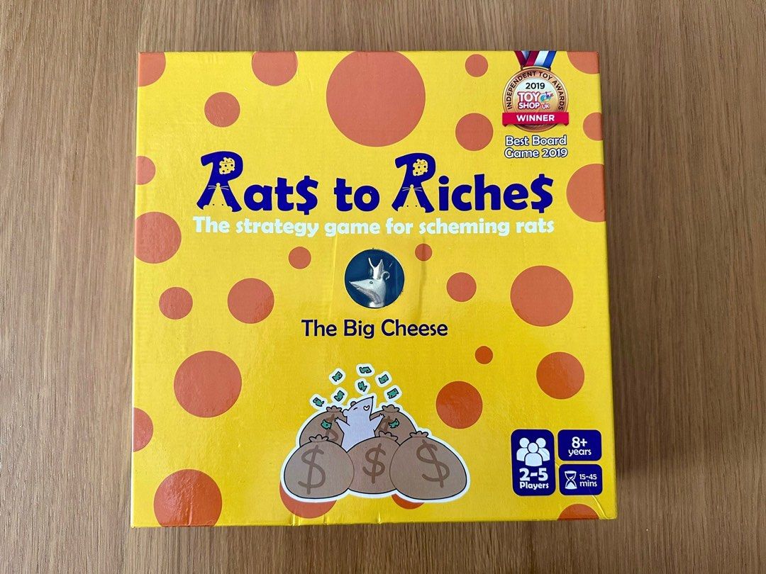 Rats to Riches Board Game, Hobbies & Toys, Toys & Games on Carousell