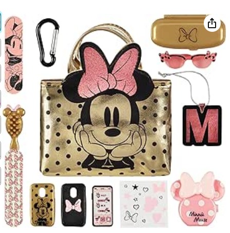 Real Littles Minnie Mouse Handbag- Collectible micro Disney handbag ...