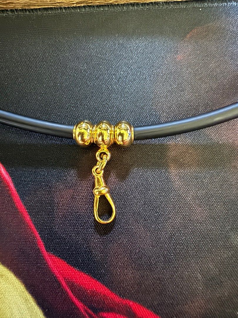 Real Thai gold amulets necklace with front and back hook, Hobbies ...