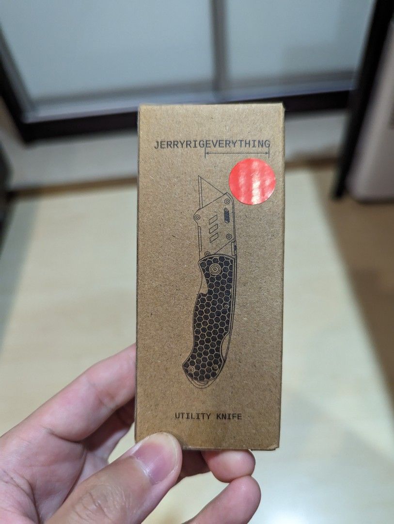 [Relisting for Review] LTT The Jerry Rig Knife — Red Edition, Hobbies ...