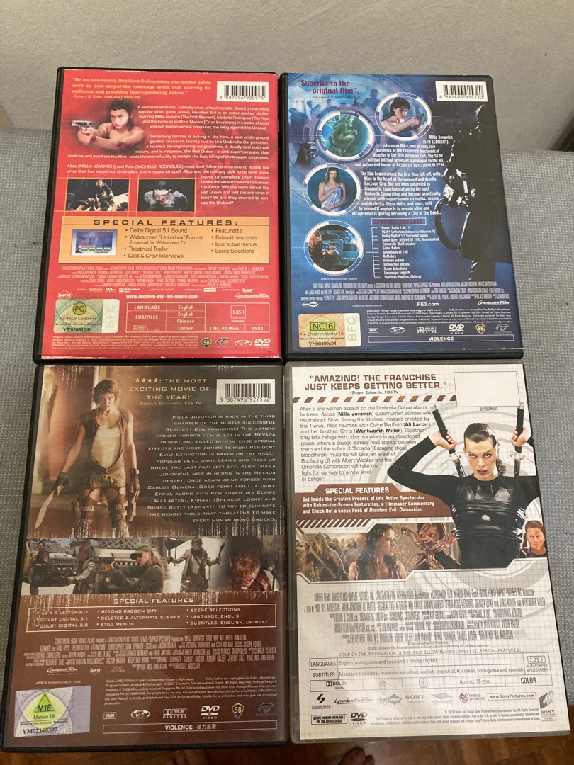 Resident Evil, Hobbies & Toys, Music & Media, CDs & DVDs on Carousell