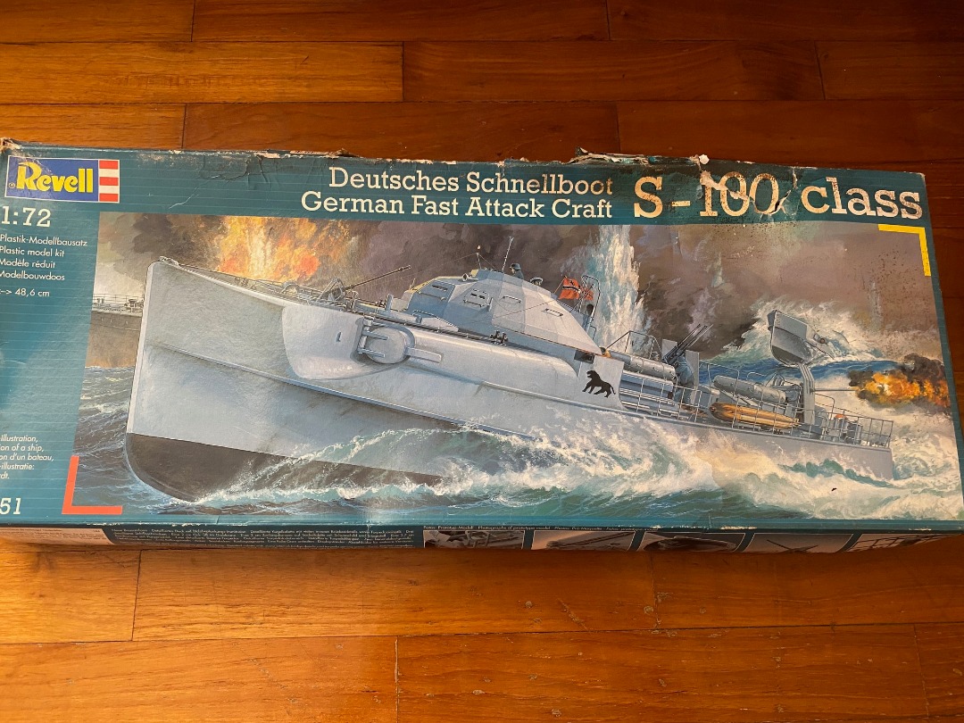 Revell Deutsches Schnellboot S-100 Class German Fast Attack Craft (1:72 ...