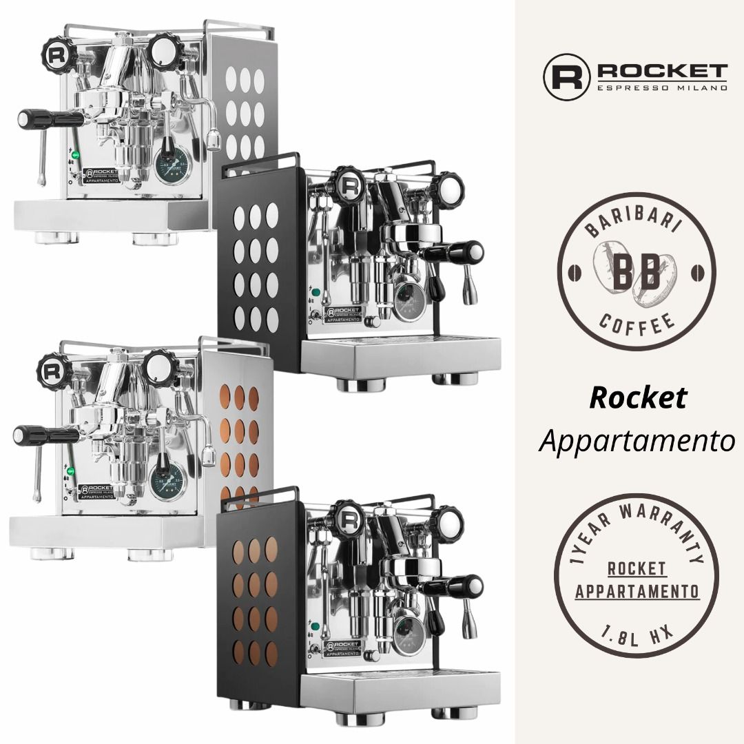 Rocket Appartamento Chrome and Serie Nera Espresso Machine, TV & Home ...