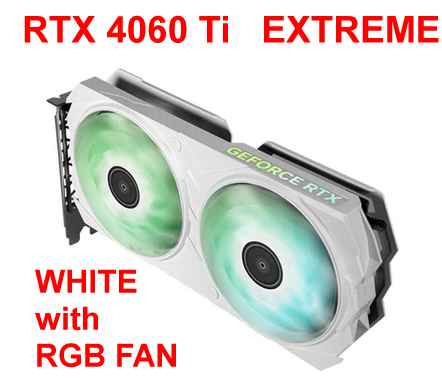 RTX 4060 ti OC overclock black also 4060ti white RGB 4070ti super 4080 ...
