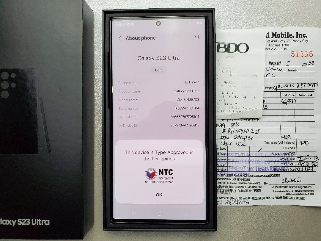 Samsung Galaxy S23 Ultra 5G 12/256 NTC Approved Dual SIM Openline ...