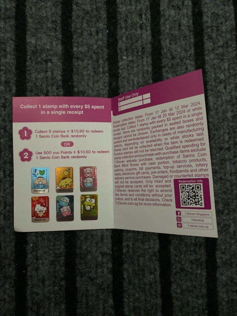 Sanrio 7-11 stickers, Hobbies & Toys, Toys & Games on Carousell