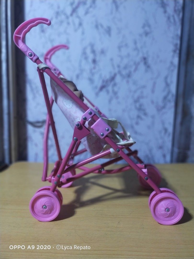 Sanrio Hello Kitty Baby Doll Stroller Set, Hobbies & Toys, Toys & Games ...