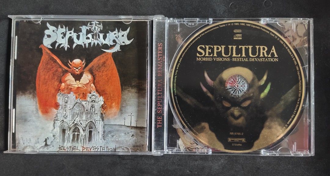 Sepultura - Morbid Vision / Beastial Devastation, Hobbies & Toys, Music & Media, CDs & DVDs on ...