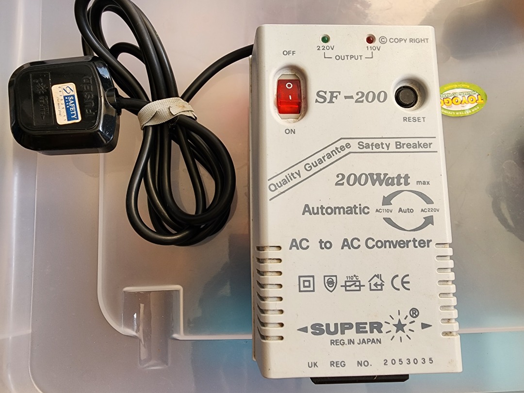 SF-200 converter, TV & Home Appliances, Electrical, Adaptors & Sockets ...