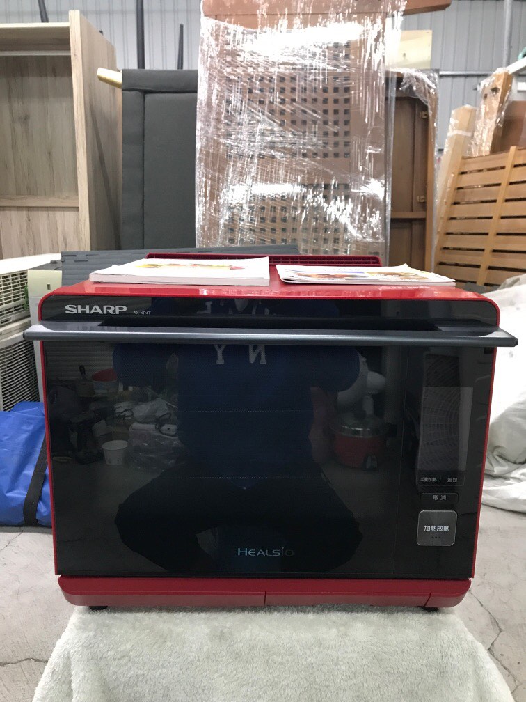 SHARP夏普 水波爐微波爐 紅色 AX-XP4T(R), 電視及其他電器 , 廚房用品, 燒烤爐及火鍋鍋具在旋轉拍賣