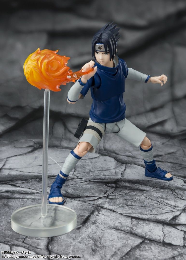 SHF SH Figuarts Naruto Young Sasuke Uchiha Fire Chidori Giant Shuriken ...