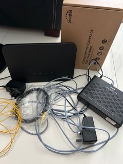 Wifi Gigabit Router and Optical Network Router, Computers & Tech, Parts ...