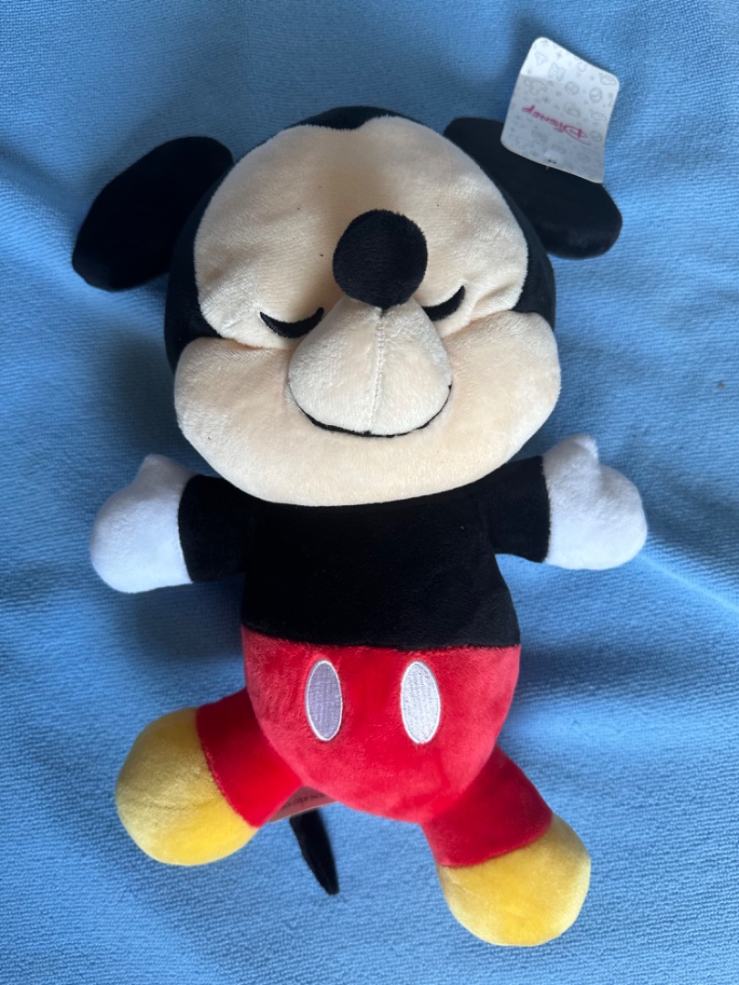 Sleepy miki mouse plushie, Hobbies & Toys, Toys & Games on Carousell