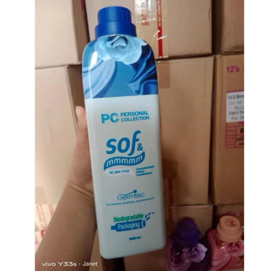Sof fabcon 1000ml, Furniture & Home Living, Home Fragrance on Carousell