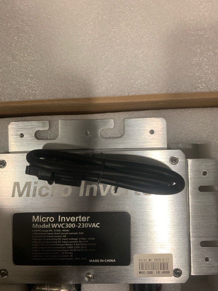 Solar panel WVC-300 Solar Micro Inverter Sine Wave Inverter Solar ...