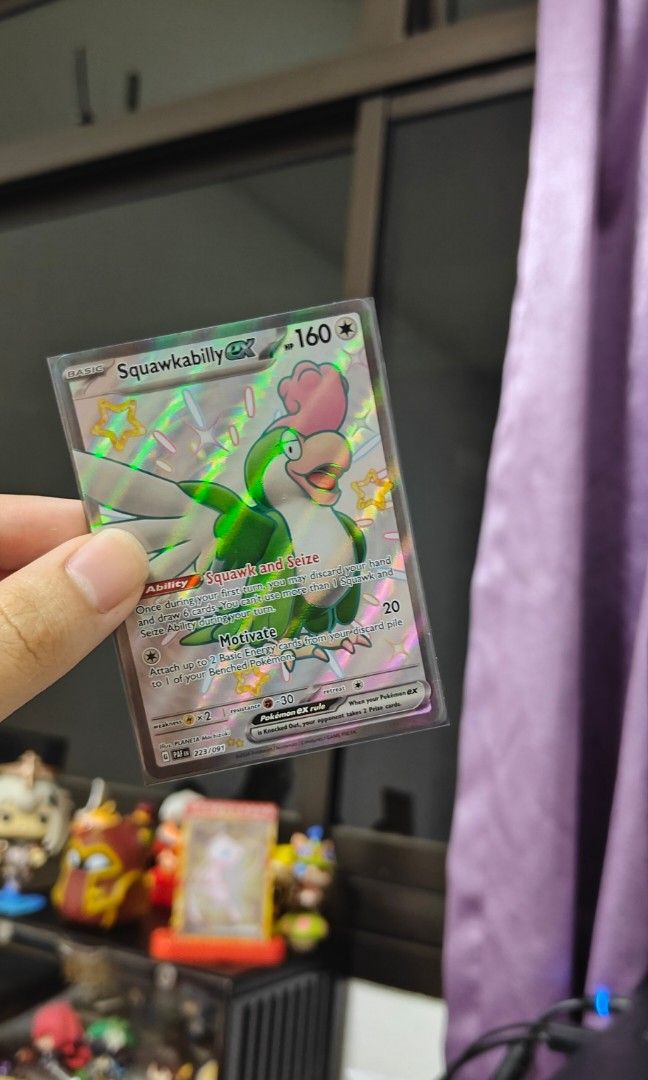 Squawkabilly ex - 223/091 - Shiny Ultra Rare, Hobbies & Toys, Toys ...