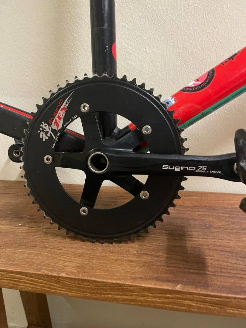 sugino 75 direct drive track crankset, Sports Equipment, Bicycles ...
