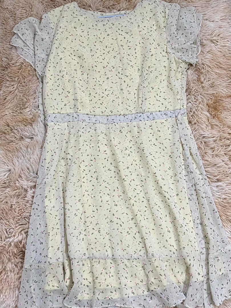 Summer dress in pastel yellow (Also good pang simba/ formal), Women's ...
