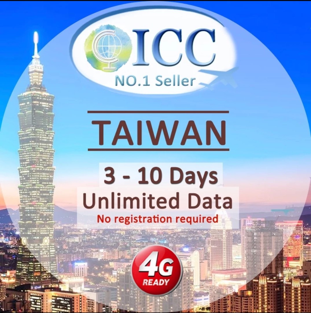 Taiwan Sim Cards - 20GB 4G Unlimited Data (7 Days), Mobile Phones & Gadgets, Mobile & Gadget ...