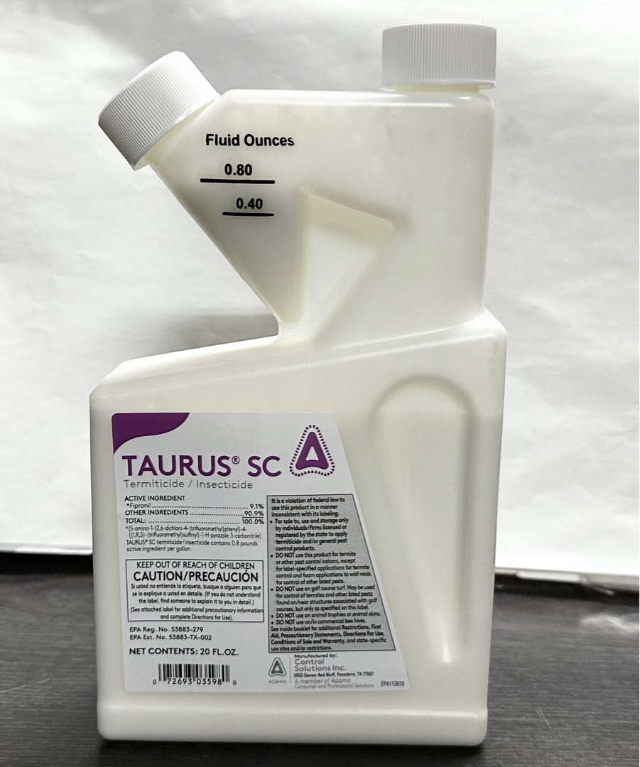 Taurus SC 03598 Termiticide / Insecticide, 20 fl. oz., Furniture & Home ...