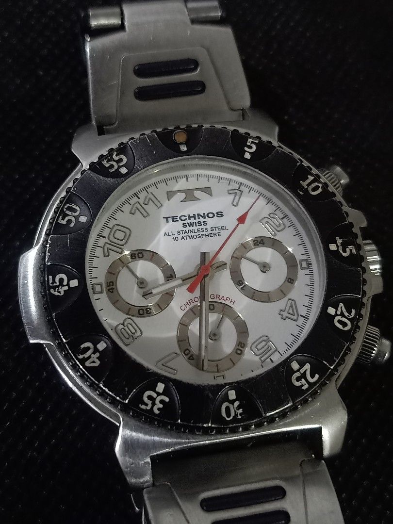 Technos Swiss chronograph, Men's Fashion, Watches & Accessories ...