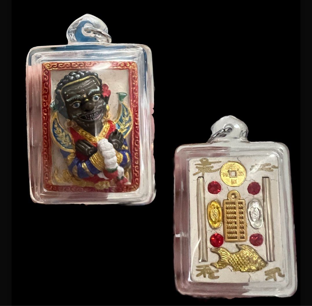 Thai amulet hand written yant Jao Ngor Pa Ruay Master: LP Phra Ajarn ...