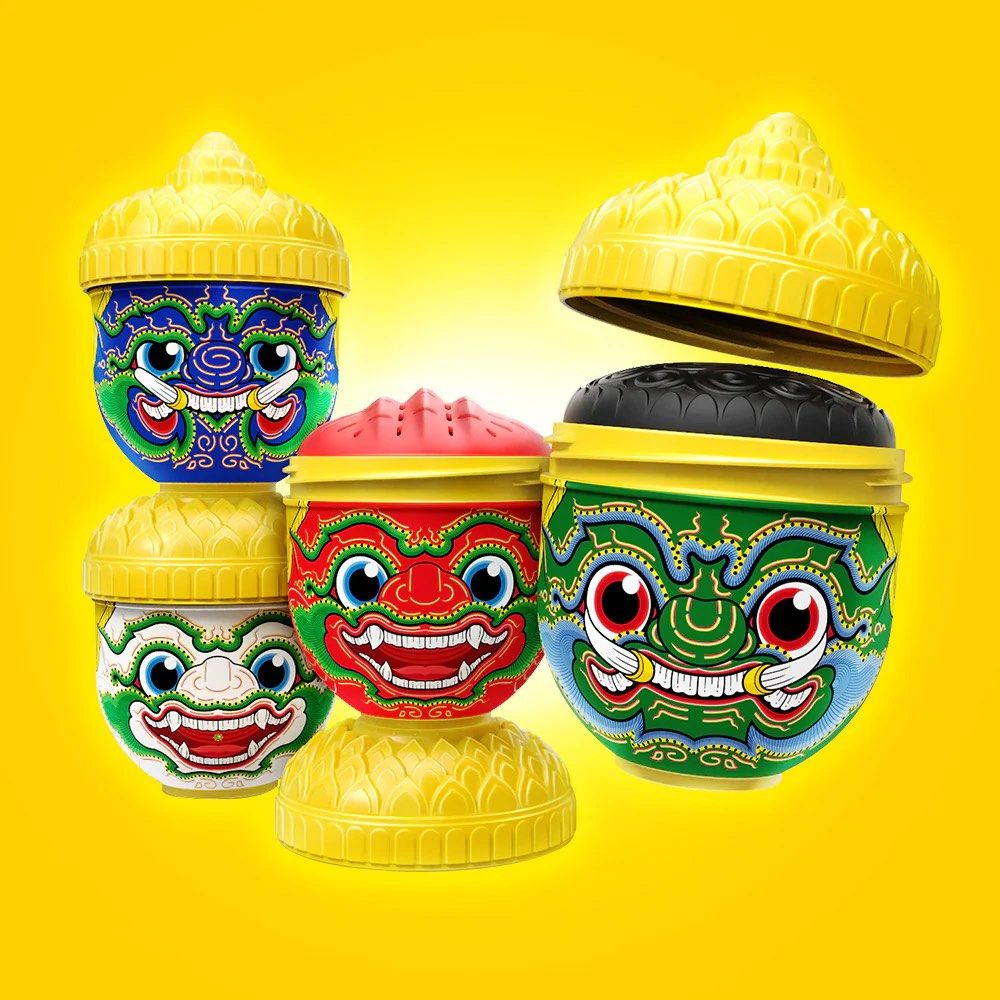 HOLEN RAMAKIEN WHOLE SET OF 4 Thai balm Nasal Herbal Inhaler ...