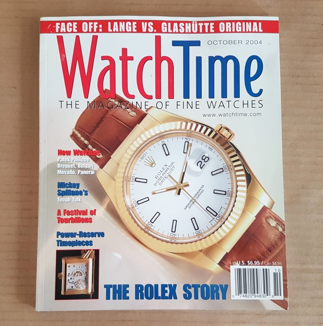 The Rolex Story, Watch Time Magazine, Horology Book on fine watches ...