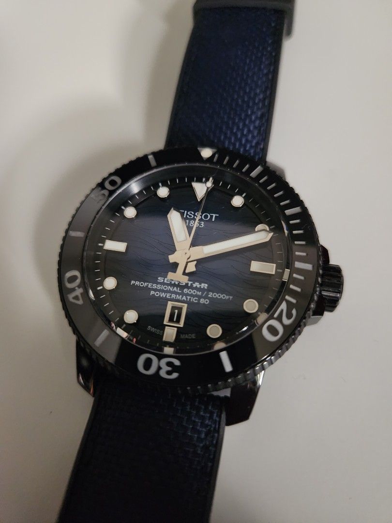 Tissot Seastar 2000 PVD, Luxury, Watches on Carousell