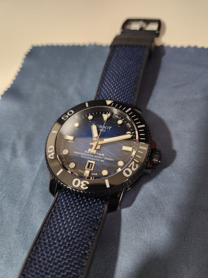 Tissot Seastar 2000 PVD, Luxury, Watches on Carousell
