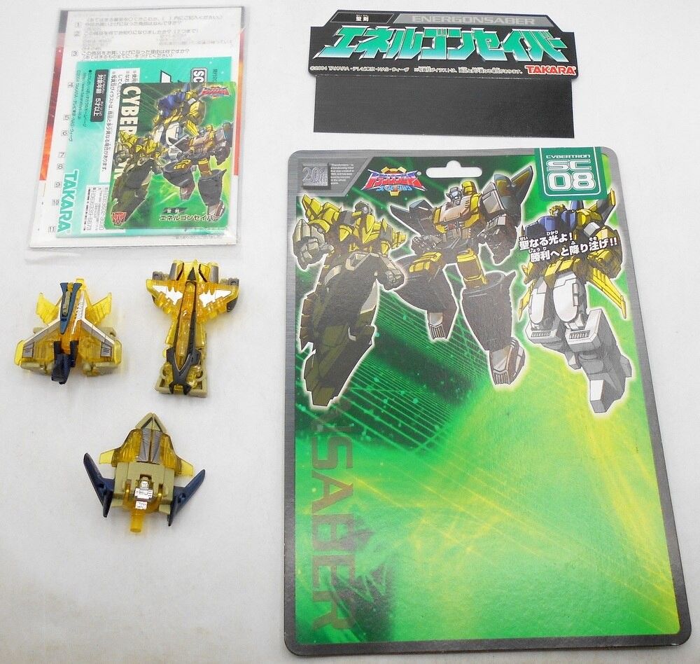 Transformers Superlink SC-08 Energon Saber, Takara-20th year ...