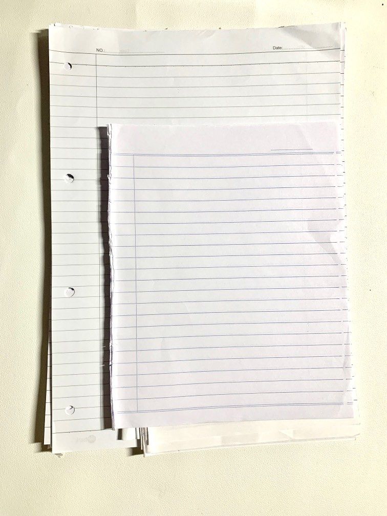 Unwritten papers from Notebooks, Hobbies & Toys, Stationery & Craft ...