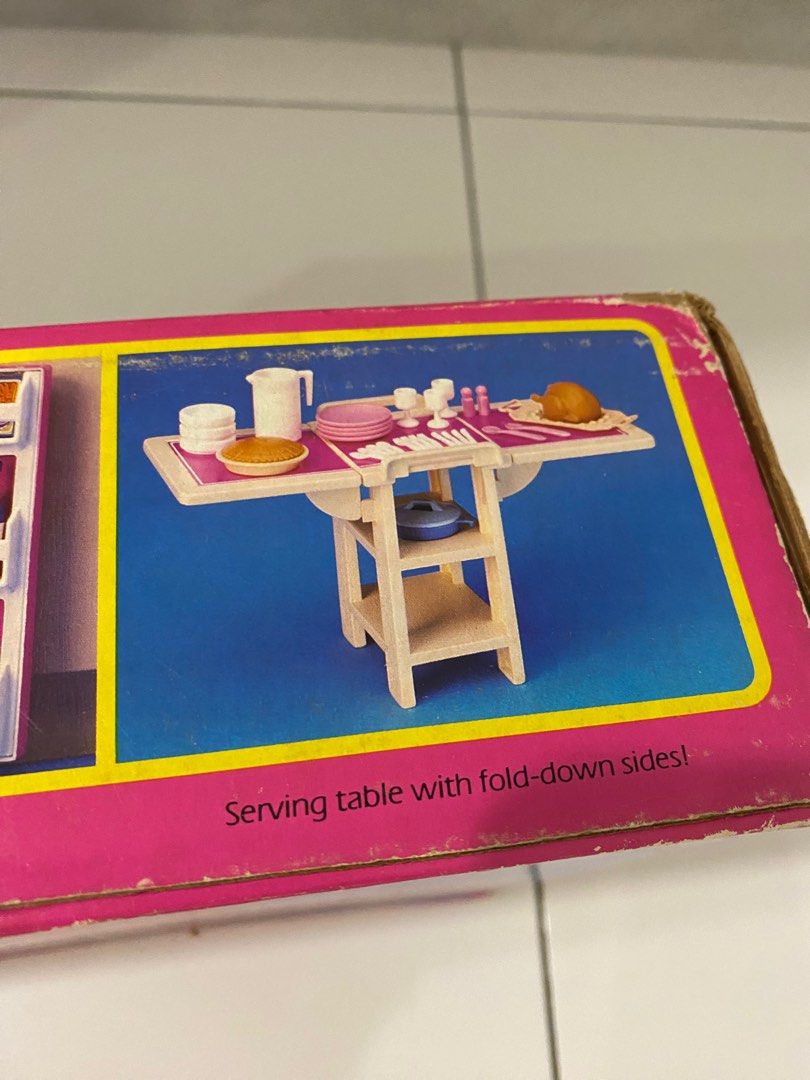 Vintage 80s Barbie kitchen set, Hobbies & Toys, Collectibles ...