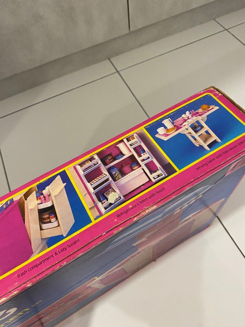 Vintage 80s Barbie kitchen set, Hobbies & Toys, Collectibles ...