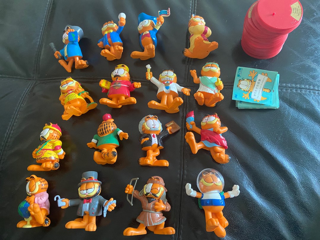 Vintage Garfield watsons collab toy figurine, Furniture & Home Living ...