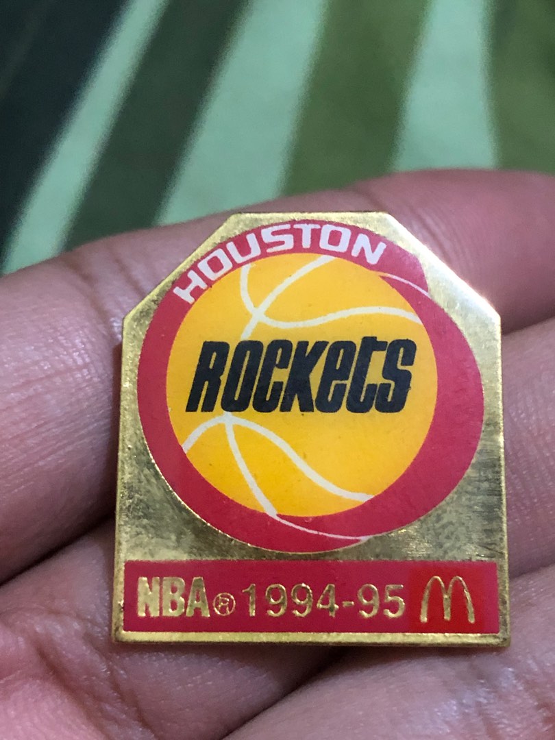 Vintage houston rockets 94-95 mcdonalds collectible pin, Hobbies & Toys ...