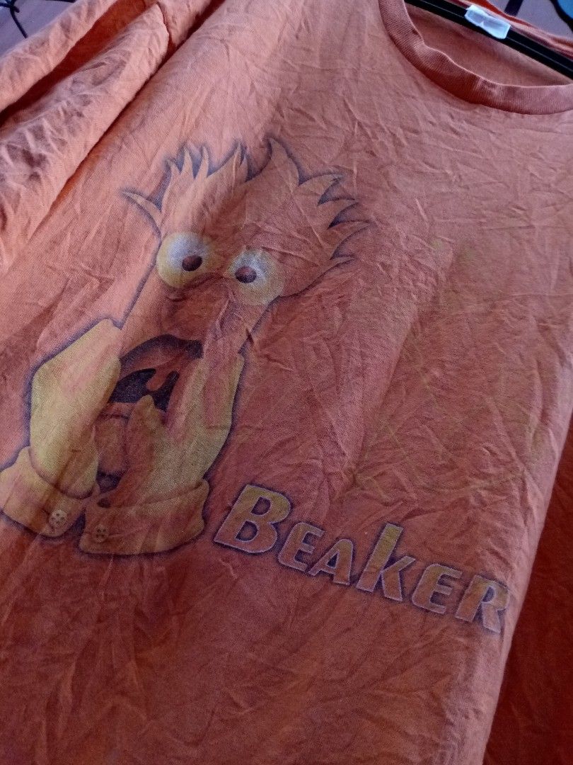Vintage The Muppets Beaker Shirt, Men's Fashion, Tops & Sets, Tshirts ...