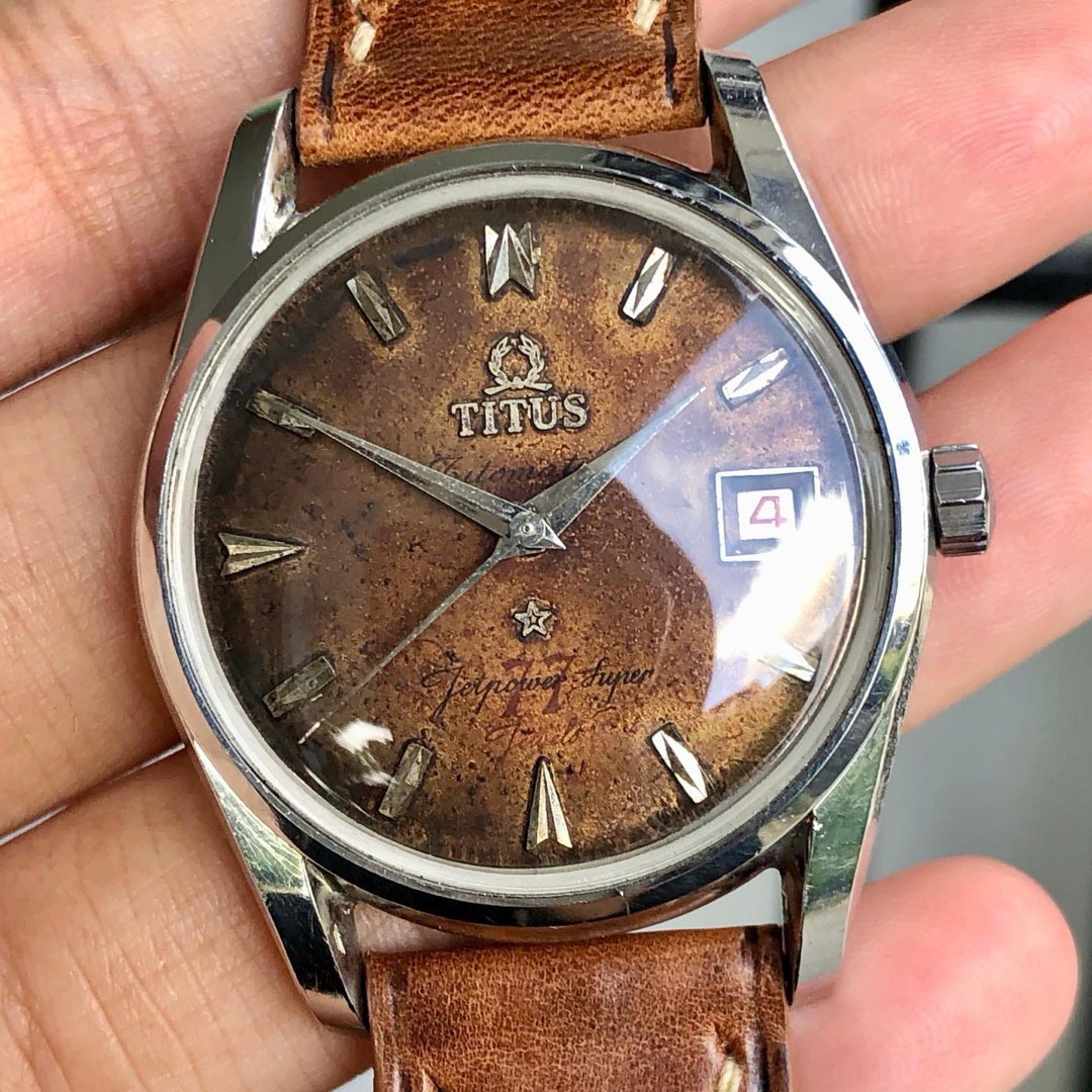 Vintage Titus Jetpower 77 Super, Antik, Jam & Perhiasan di Carousell