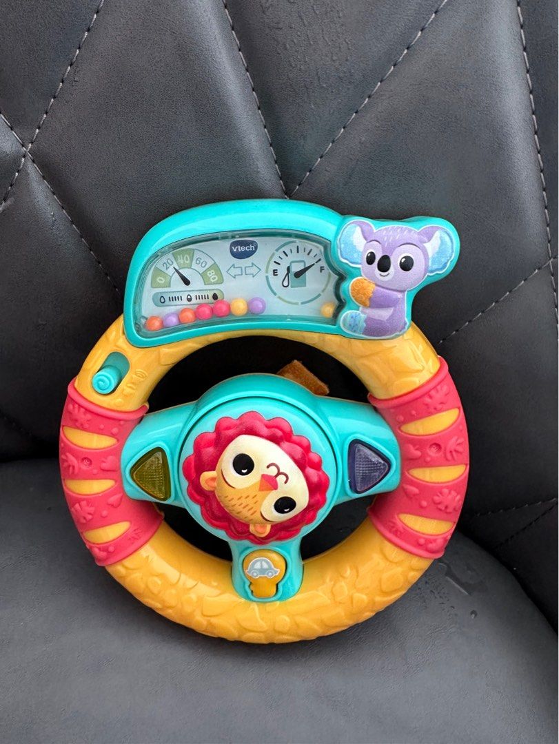 Vtech steering wheel toy, Babies & Kids, Infant Playtime on Carousell