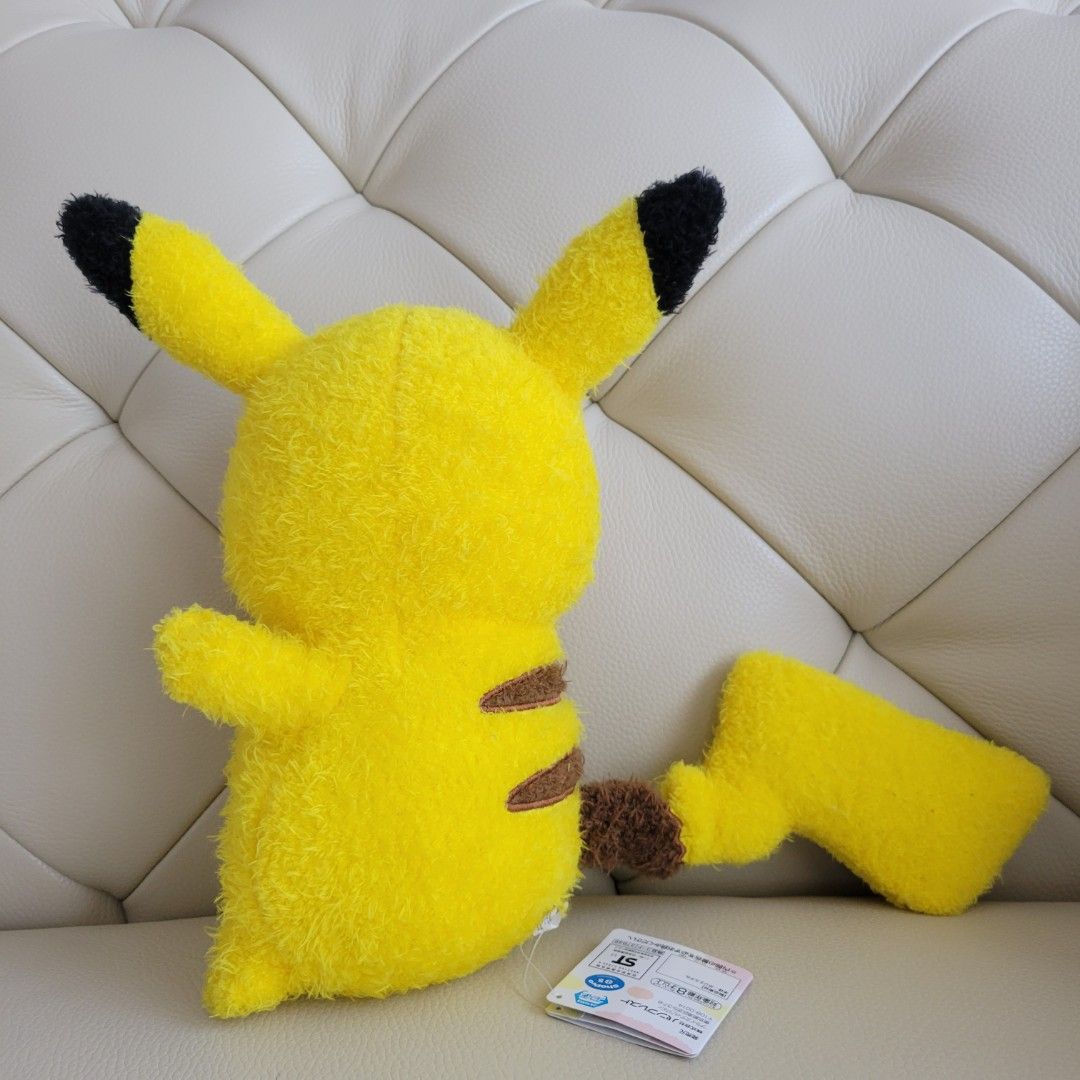 Winking Curly Pikachu Pokemon Plush (Banpresto w/ Papertag), Hobbies ...