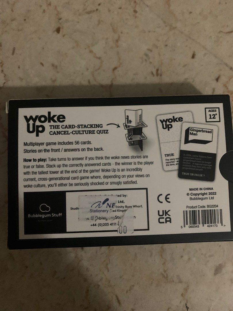 Woke Up Card Game, Hobbies & Toys, Toys & Games on Carousell