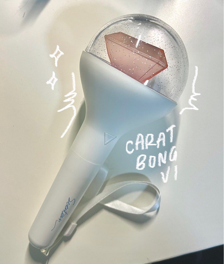 [wts/lfb] seventeen 17 svt carat bong lightstick v1 official, Hobbies ...