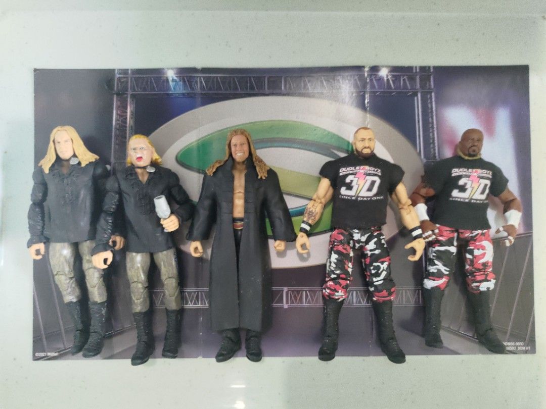 Wwe the brood Dudley boyz elite figure edge christian gangrel, Hobbies ...