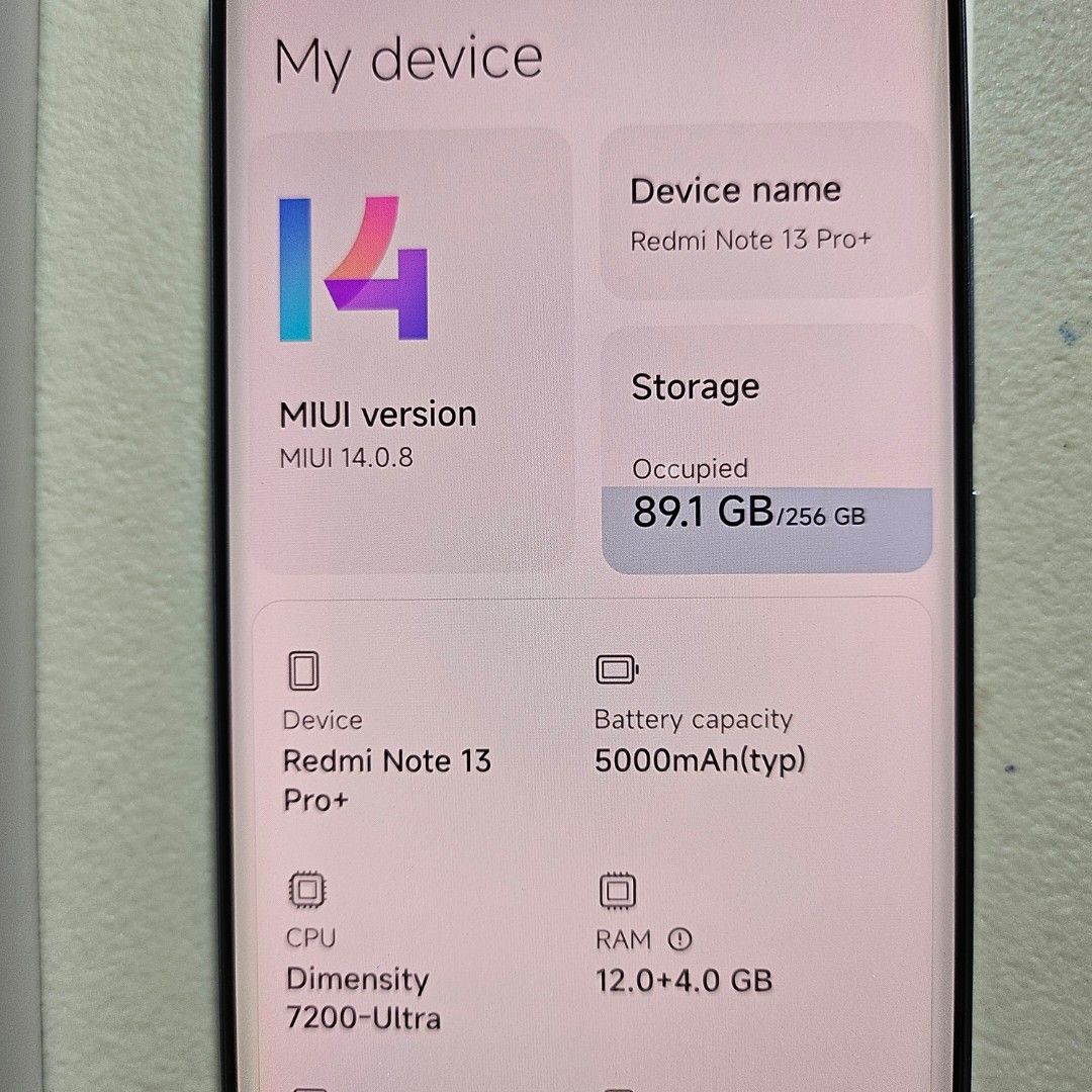Xiaomi Redmi Note 13 Pro+ 5G (Aurora Purple) Purple 256 GB, Mobile ...