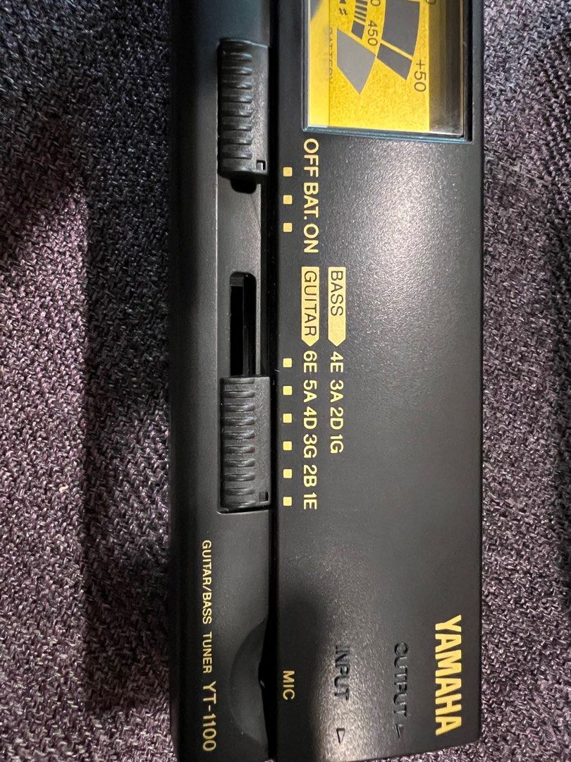 yamaha YT 1100 guitar/bass tuner, Audio, Other Audio Equipment on Carousell