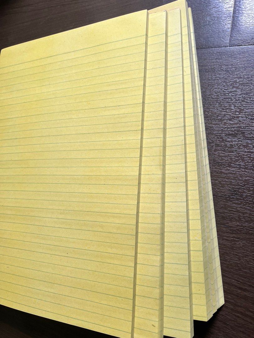 Yellow pad paper 80leaves, Hobbies & Toys, Stationary & Craft ...