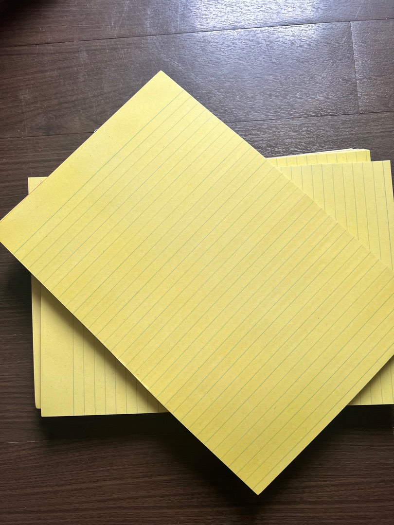Yellow pad paper 80leaves, Hobbies & Toys, Stationary & Craft ...