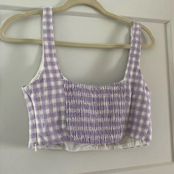 Zara Lilac Top, Women's Fashion, Tops, Blouses on Carousell