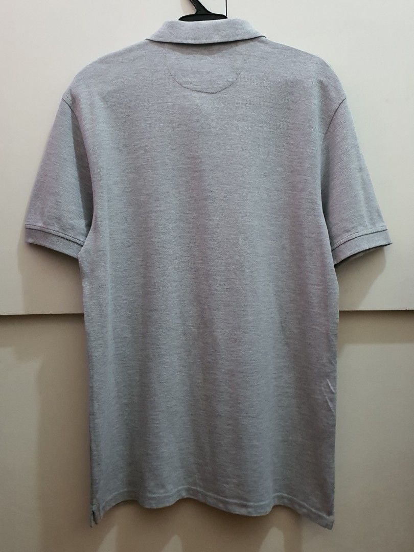 Zara Plain Light Gray Polo Shirt, Men's Fashion, Tops & Sets, Tshirts ...