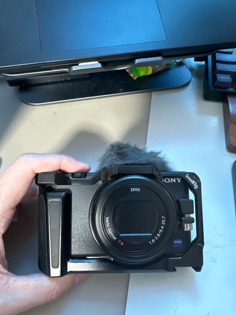 ZV1 with small rig case, Photography, Cameras on Carousell